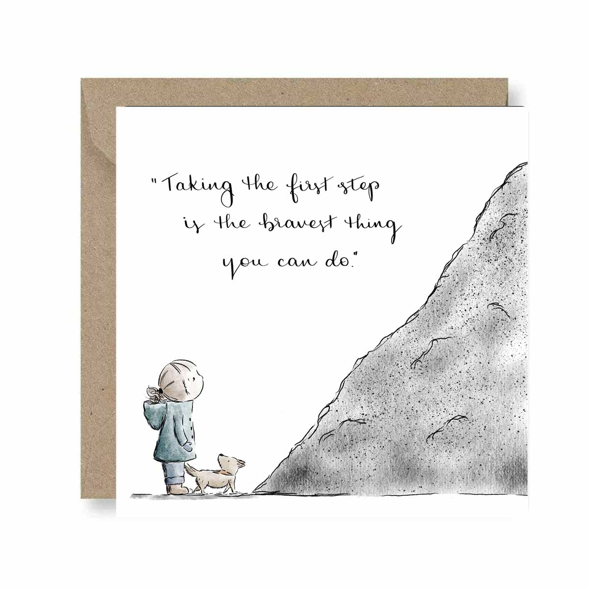 Taking the first step - Greeting Card – Deborah Maguire